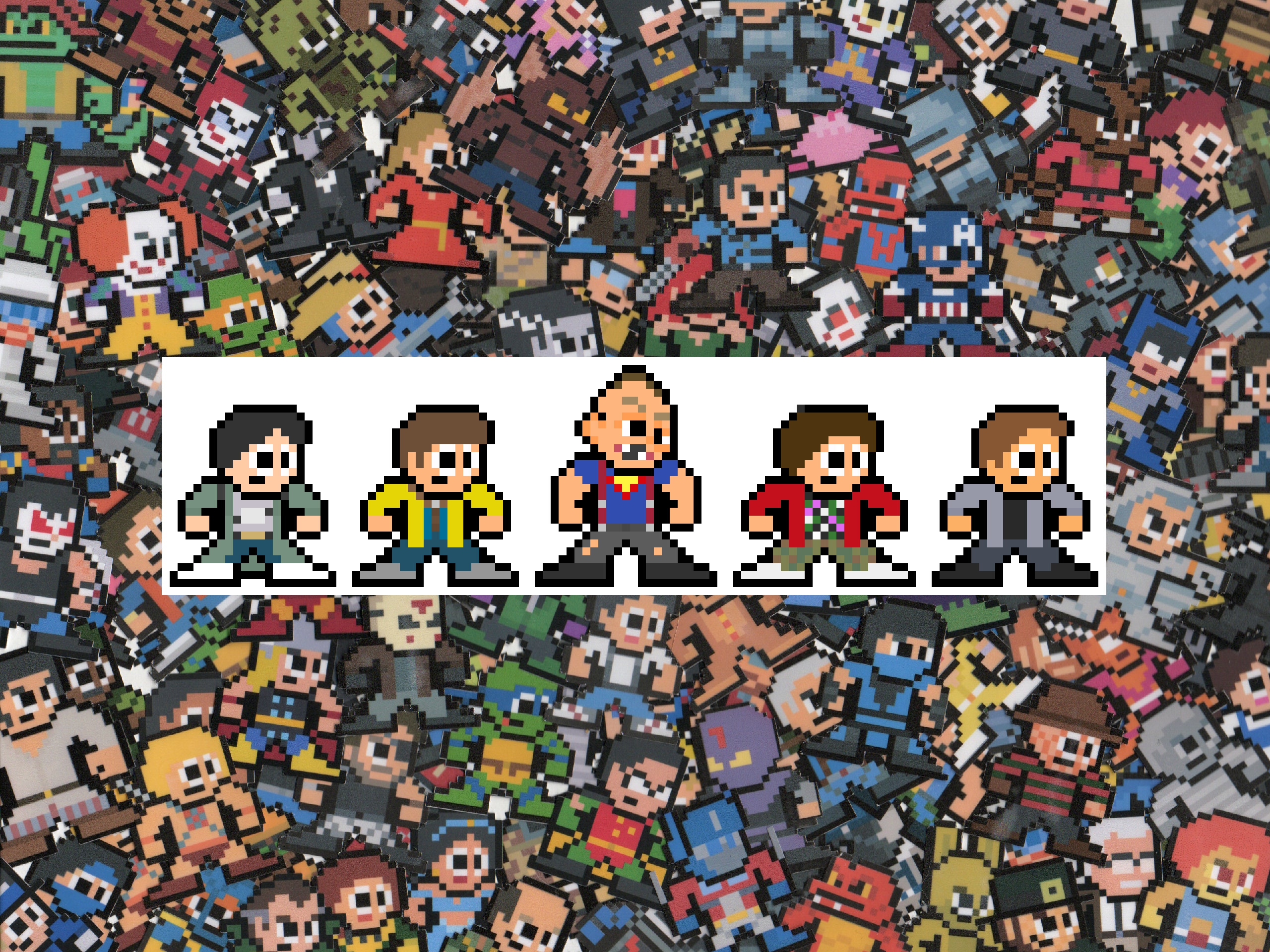 8bit Vinyl Decals, THE GOONIES, Set of 5, Pixel Art, Sticker Sheets ...