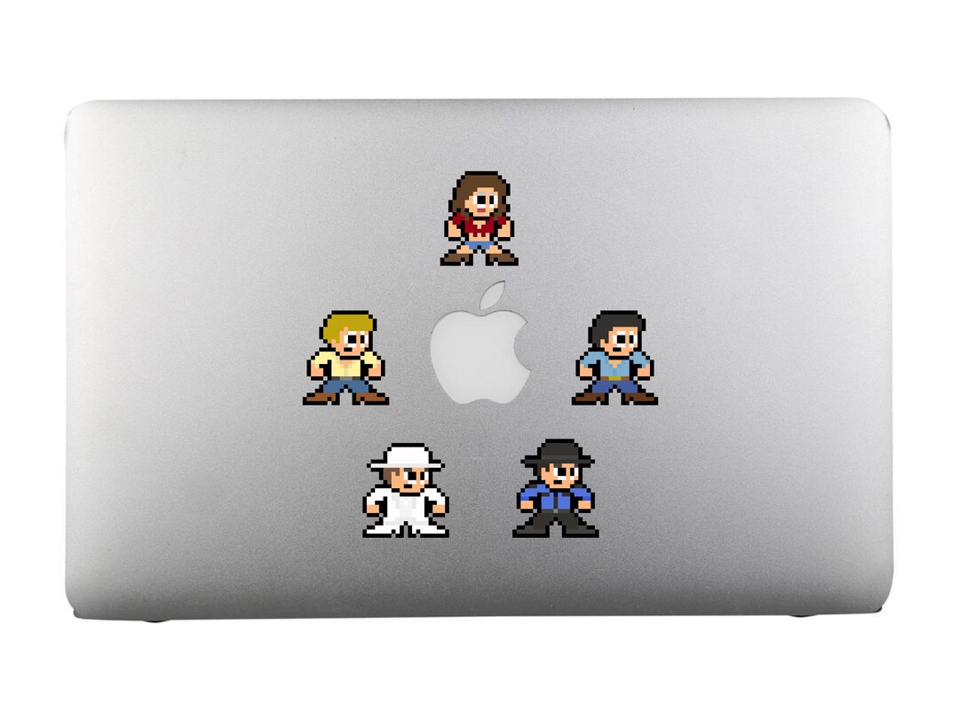 8bit Vinyl Decals, DUKES OF HAZZARD, Set of 5, Pixel Art, Sticker ...