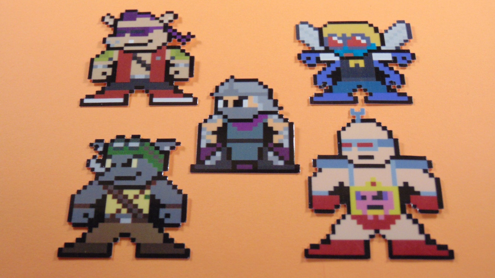 8-bit TMNT Vinyl Decal Sticker Sets Teenage Mutant Ninja | Etsy