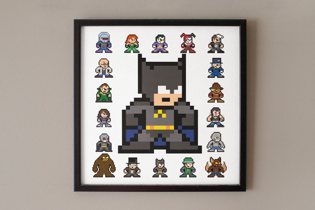 8-bit THE ANIMATED SERIES 12" X 12" Poster Print Pixel Sprite Art - Etsy