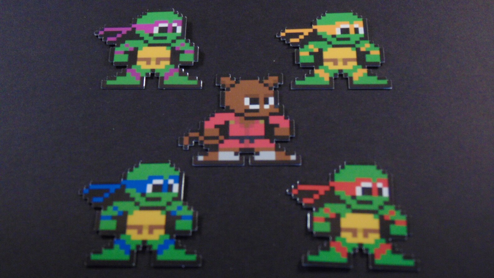 8-bit TMNT Vinyl Decal Sticker Sets Teenage Mutant Ninja | Etsy