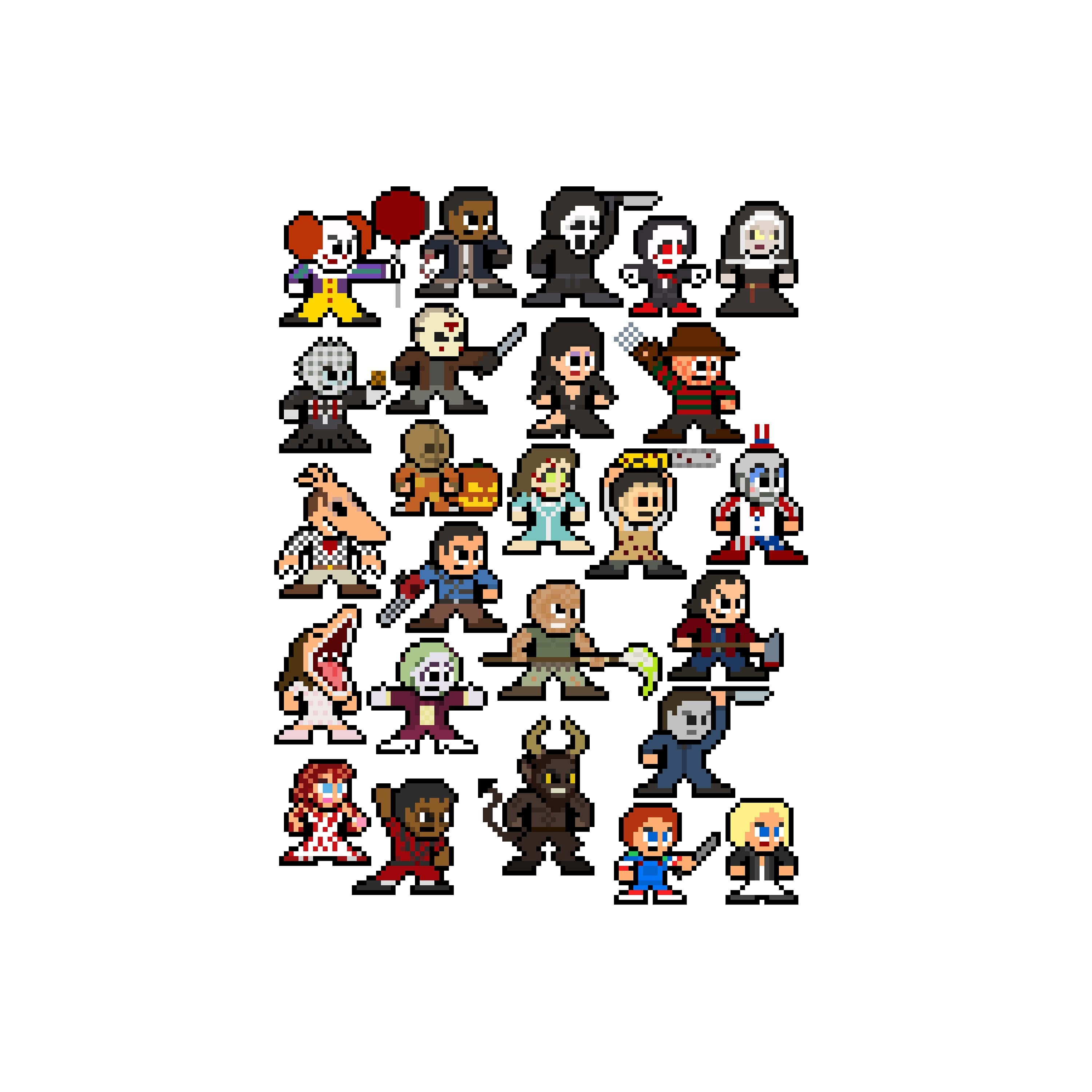 Anime 8 Bit Pixel Horror