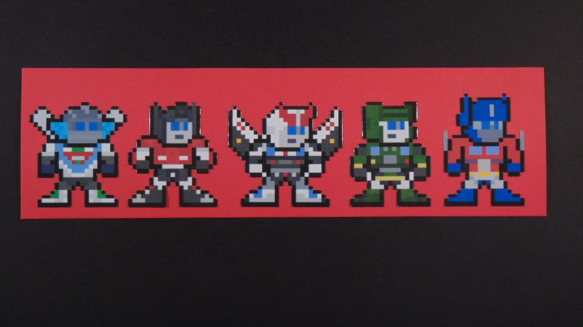 8-bit TRANSFORMERS Vinyl Decal Sticker Sets Autobots | Etsy