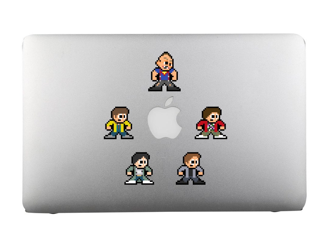8bit Vinyl Decals, THE GOONIES, Set of 5, Pixel Art, Sticker Sheets ...