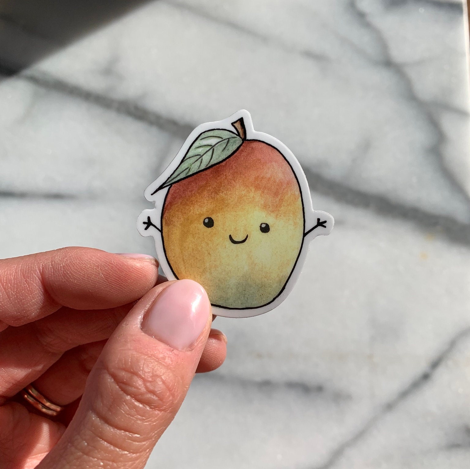 Mango Sticker Cute Hawaii - Etsy