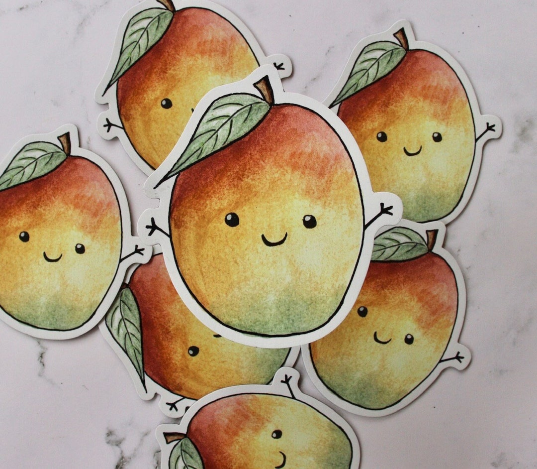 Smiley Mango Magnet for Fridge Cute Hawaii Fruits - Etsy