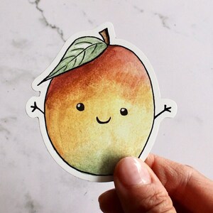 Smiley Mango Magnet for Fridge Cute Hawaii Fruits - Etsy