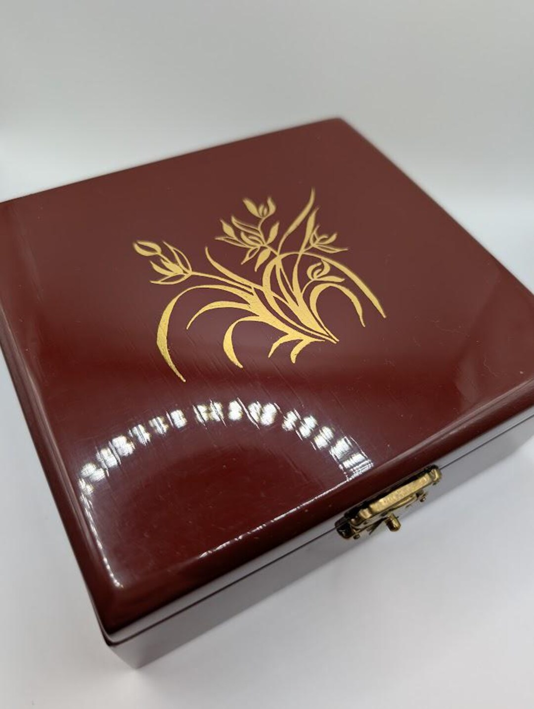 Vintage 1970s Vietnamese Lacquerware Jewelry Box 5in X 5.5in - Etsy