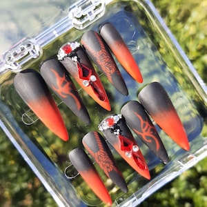 Matte Black and Red Ombre the Scum Villain's Self-saving System Luo ...