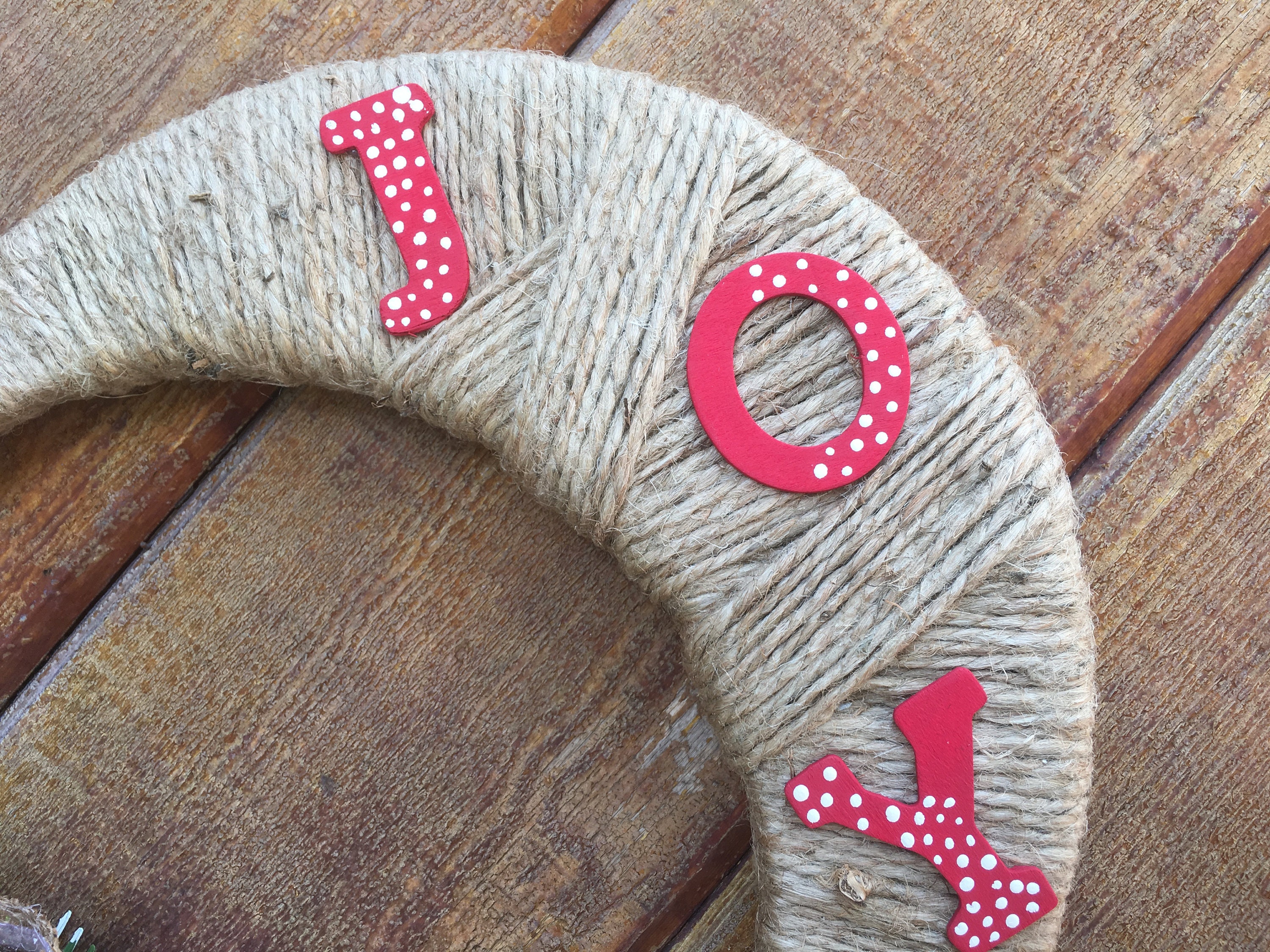 Deer, Joy Jute Wreath, Christmas Decorations, Wreaths, Farmhouse Decor ...