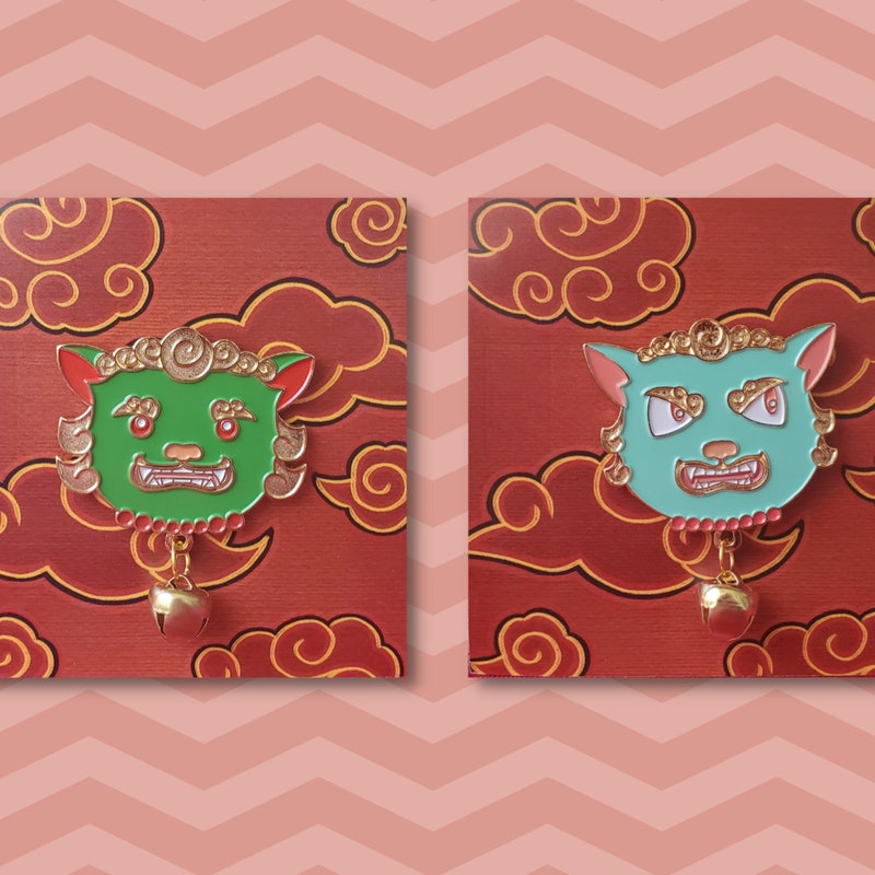 Turquoise Foo Dogs - Etsy
