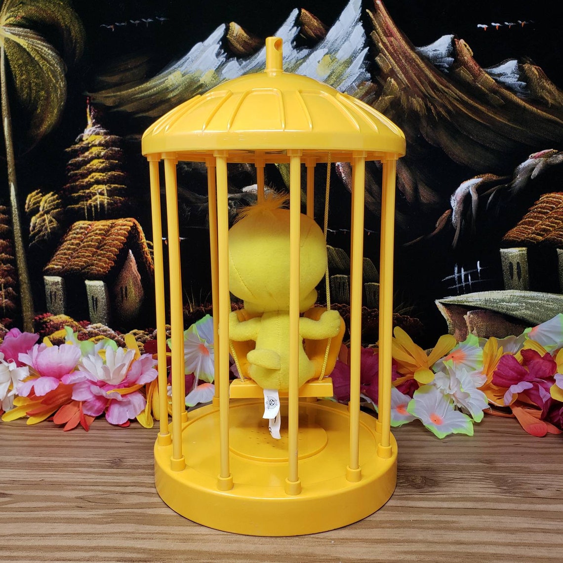 1998 TALKING Tweety Bird in 12 Cage motion-activated | Etsy