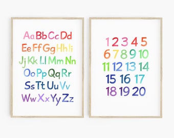 Playroom Printables Playroom Alphabet Instant Download - Etsy Israel