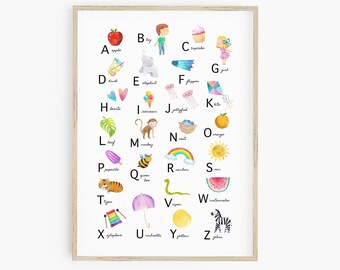 Playroom Printables Playroom Alphabet Instant Download - Etsy Israel