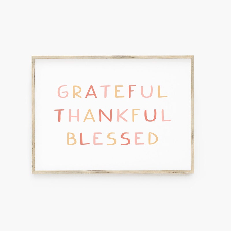 Thankful Print - Etsy