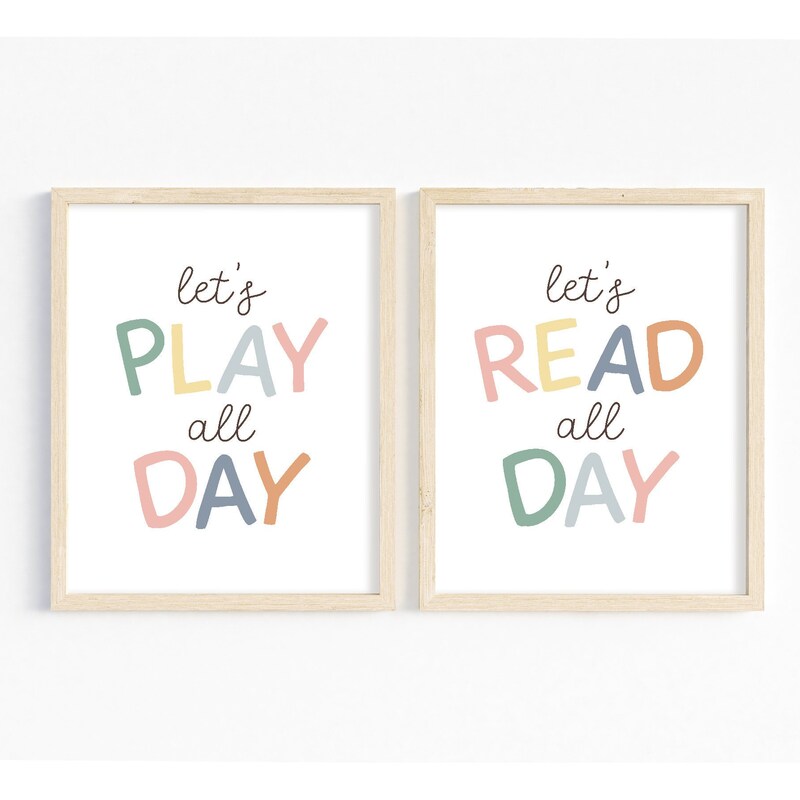 Lets Read Sign - Etsy