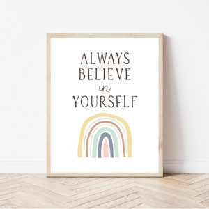 Rainbow Classroom Decor, Montessori Learning Posters, Set of 8 (digital ...