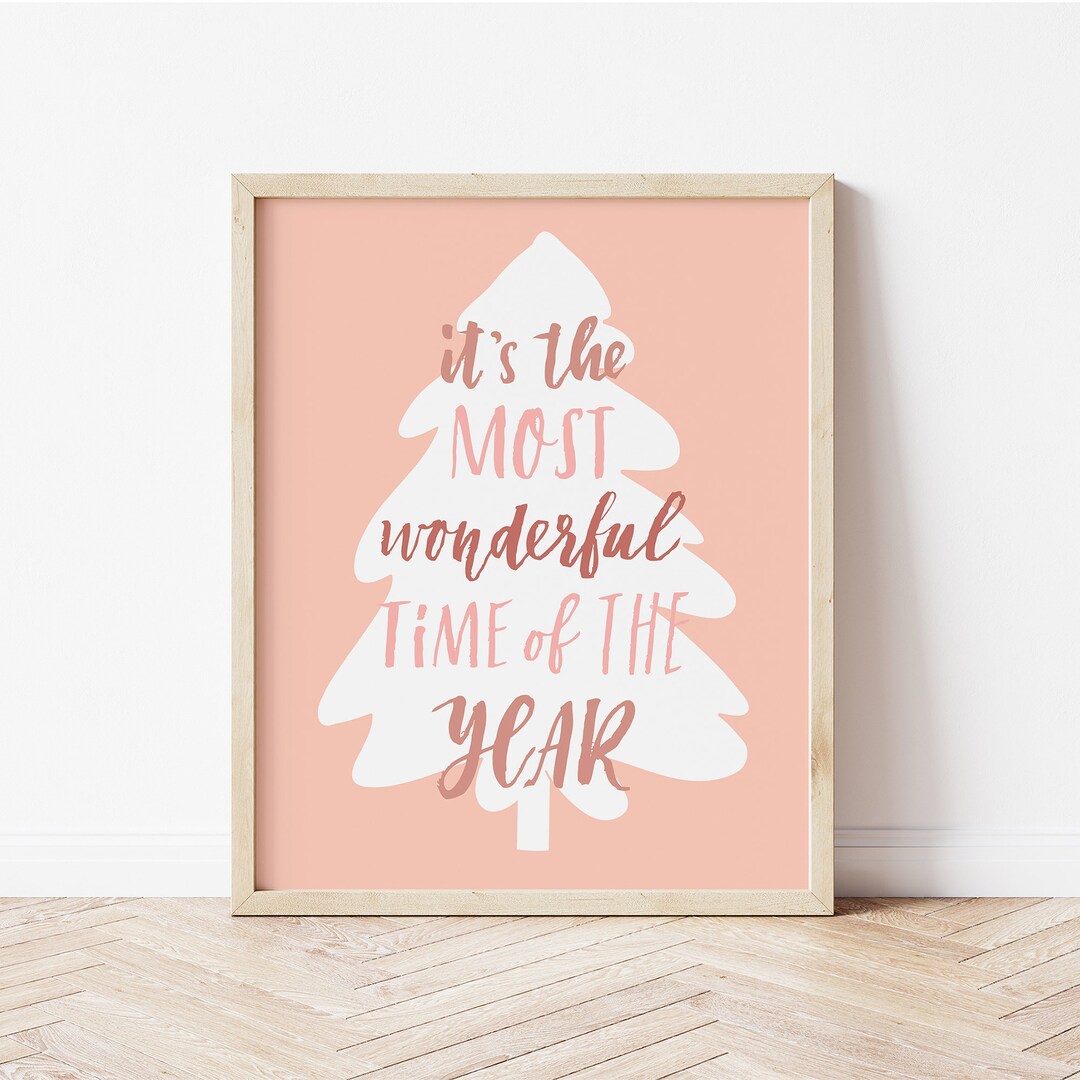 Boho Christmas Printable- It's the Most Wonderful Time of the Year ...