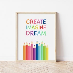 Educational Posters Set of 6 - Homeschool Decor, Pre School Wall Art ...