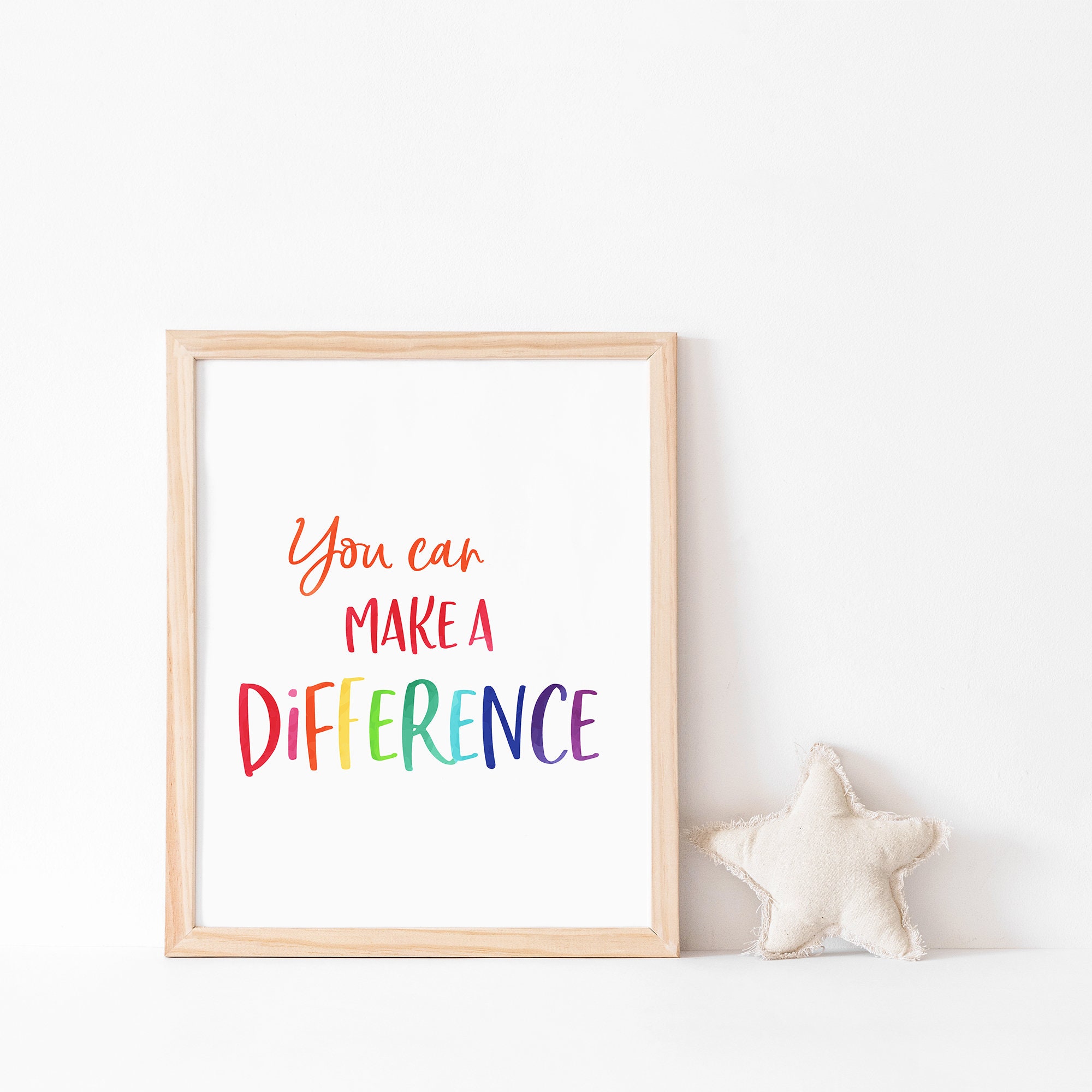 Rainbow Growth Mindset Posters Instant Download Printable | Etsy Canada