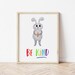 Growth Mindset Posters Instant Download, Animal Prints, Neutral Nursery ...