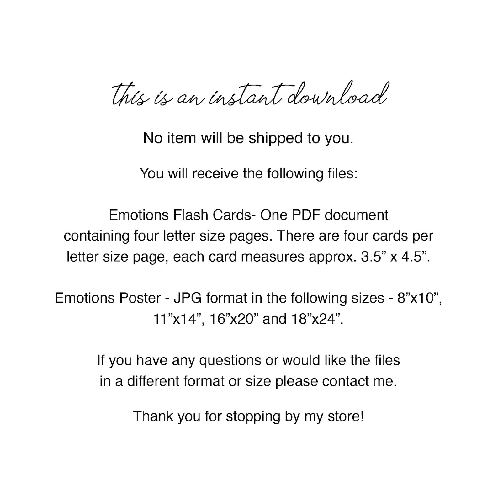 Feelings Chart and Flashcards Set Printable Bundle Feelings - Etsy