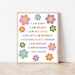 Retro Affirmations Wall Art, Positive Affirmations for Kids, Happy ...