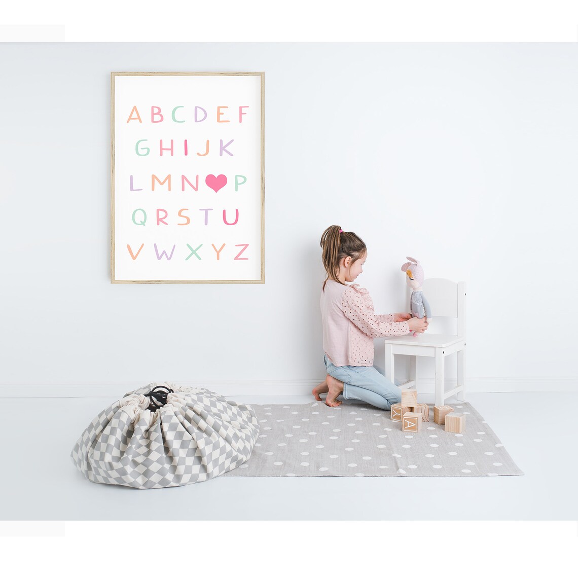 I Love You Alphabet Printable Instant Download Alphabet - Etsy