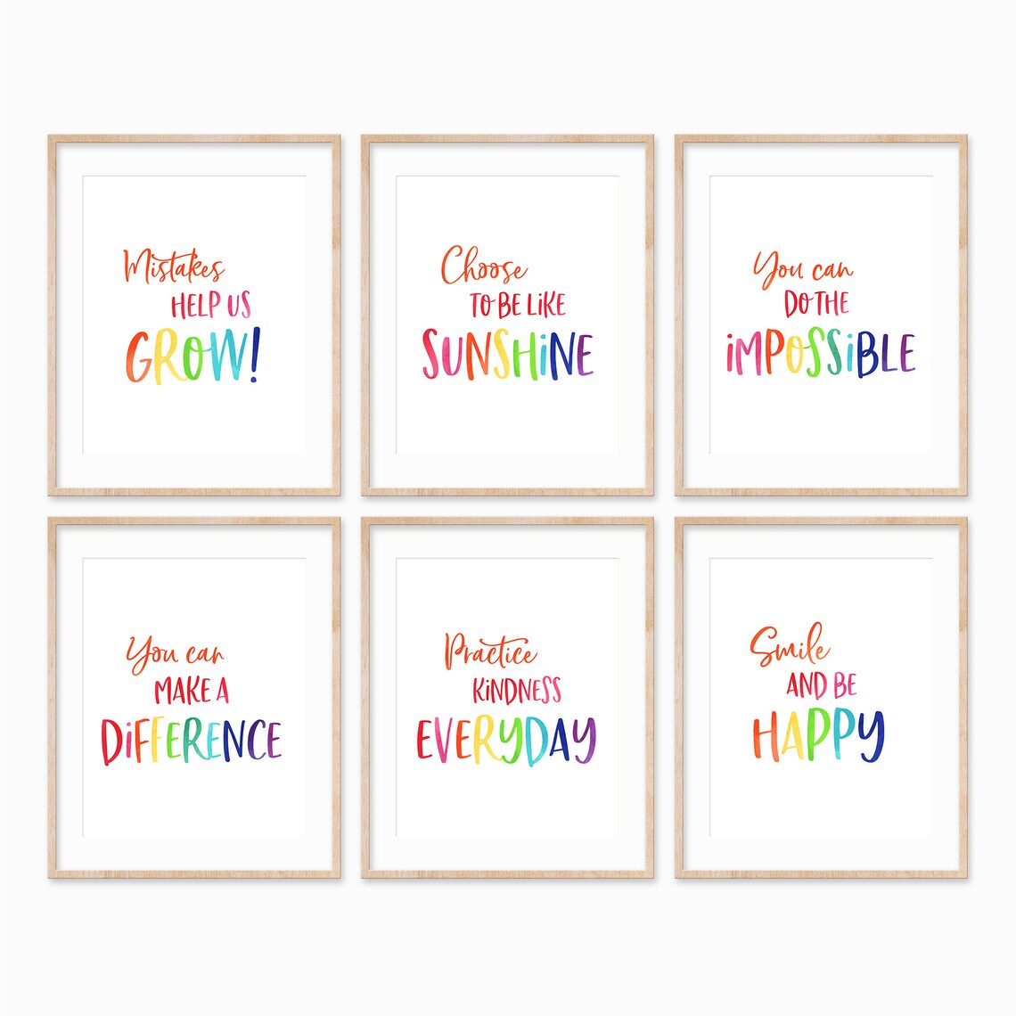 Growth Mindset Classroom Posters Instant Download Printable | Etsy