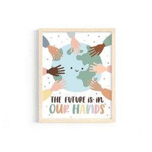 Cute Earth Day Posters, Set of 6, Classroom Decor, Bulletin Board ...