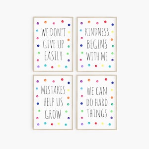 Growth Mindset Classroom Posters - Instant Download, Printable ...