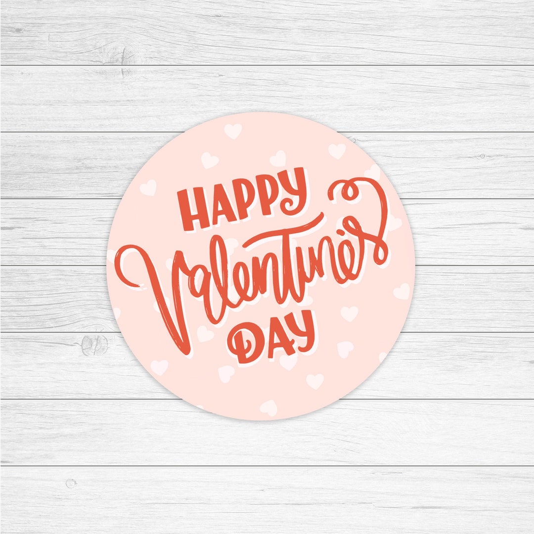 Printable Valentine Cookie Tag Happy Valentine's Day, Valentines Day ...