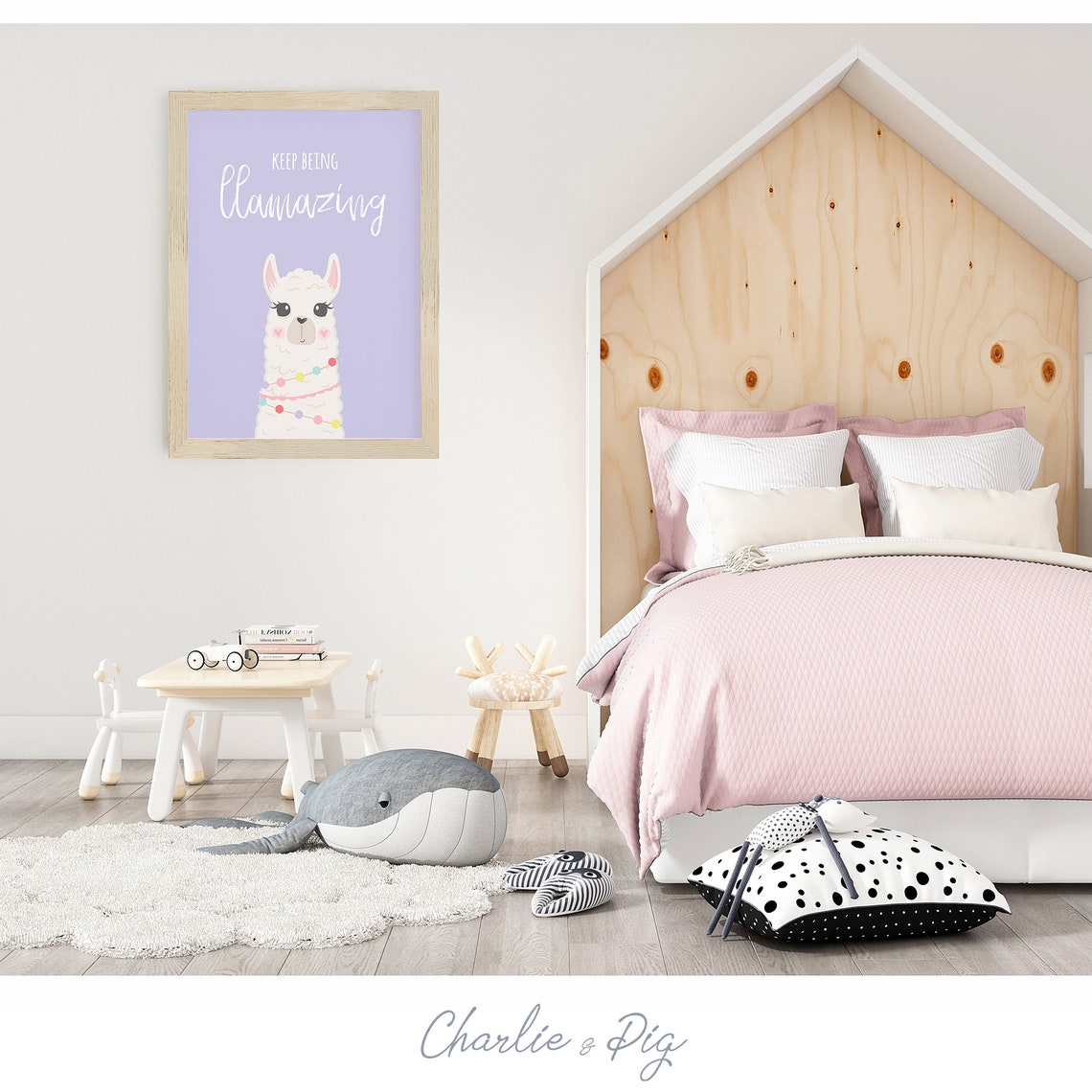 Llama Wall Art Instant Download Llama Print Llama Decor | Etsy