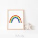 Rainbow Print Instant Download, Rainbow Watercolor Wall Decor, Nursery ...