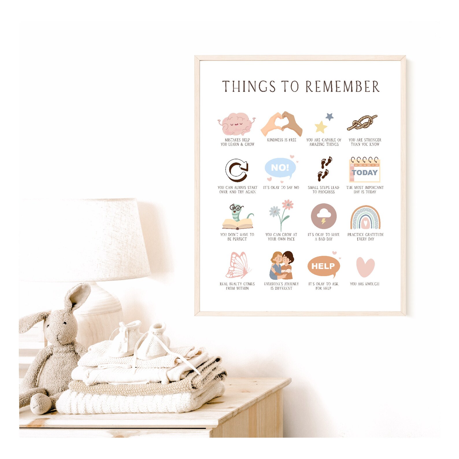 Things to Remember, Therapy Office Decor, Positive Affirmations, School ...