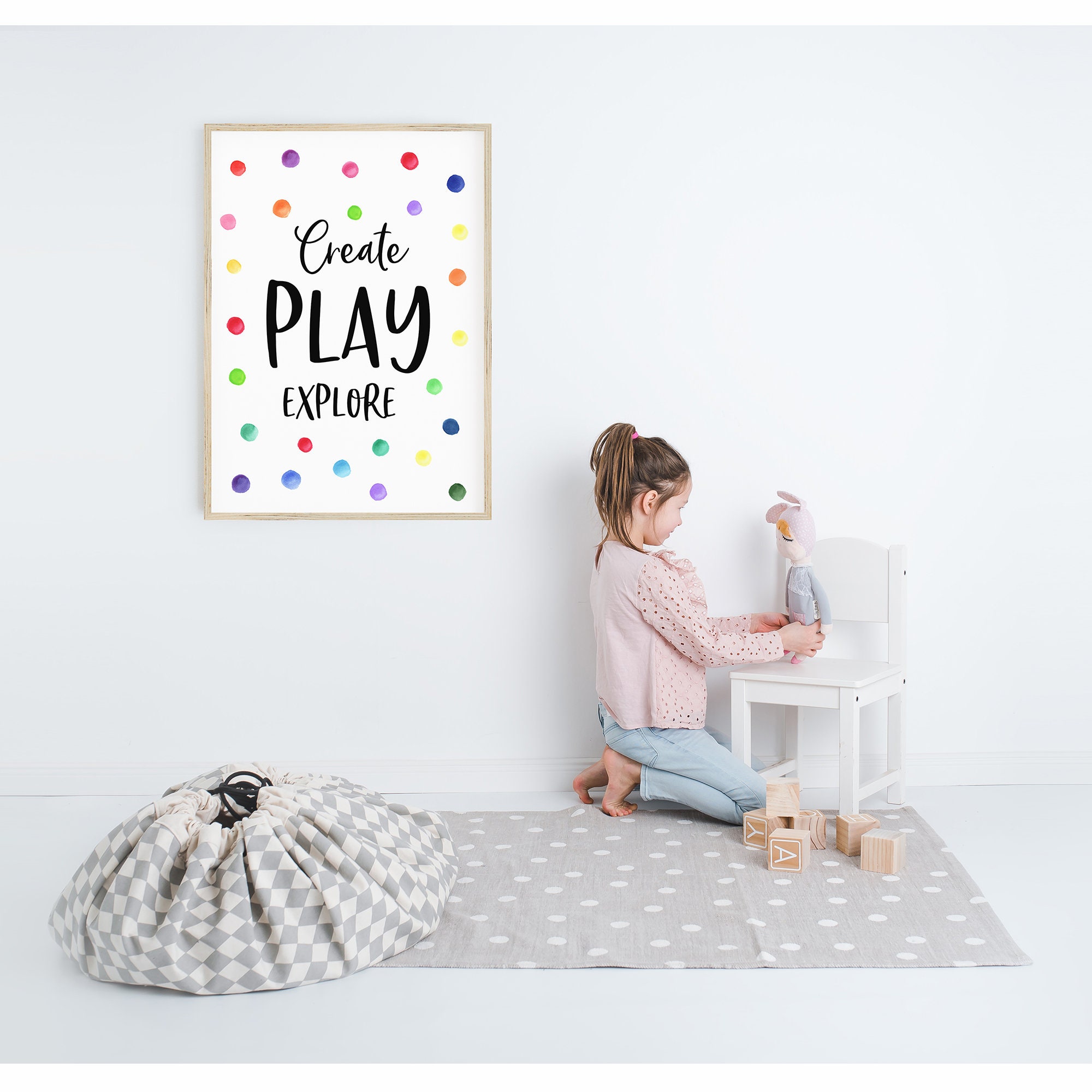 Create Play Explore Printable Instant Download Playroom - Etsy