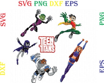 Teen titans go svg | Etsy
