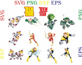 Teen titans go svg | Etsy