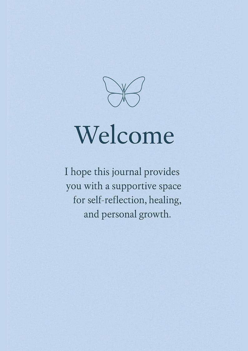 Self-therapy Journal for Anxiety & Overthinking (printable PDF) - Etsy