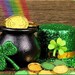 St. Patrick's Lucky Coins Plastic Shamrock Leprechaun Clover Coins for ...