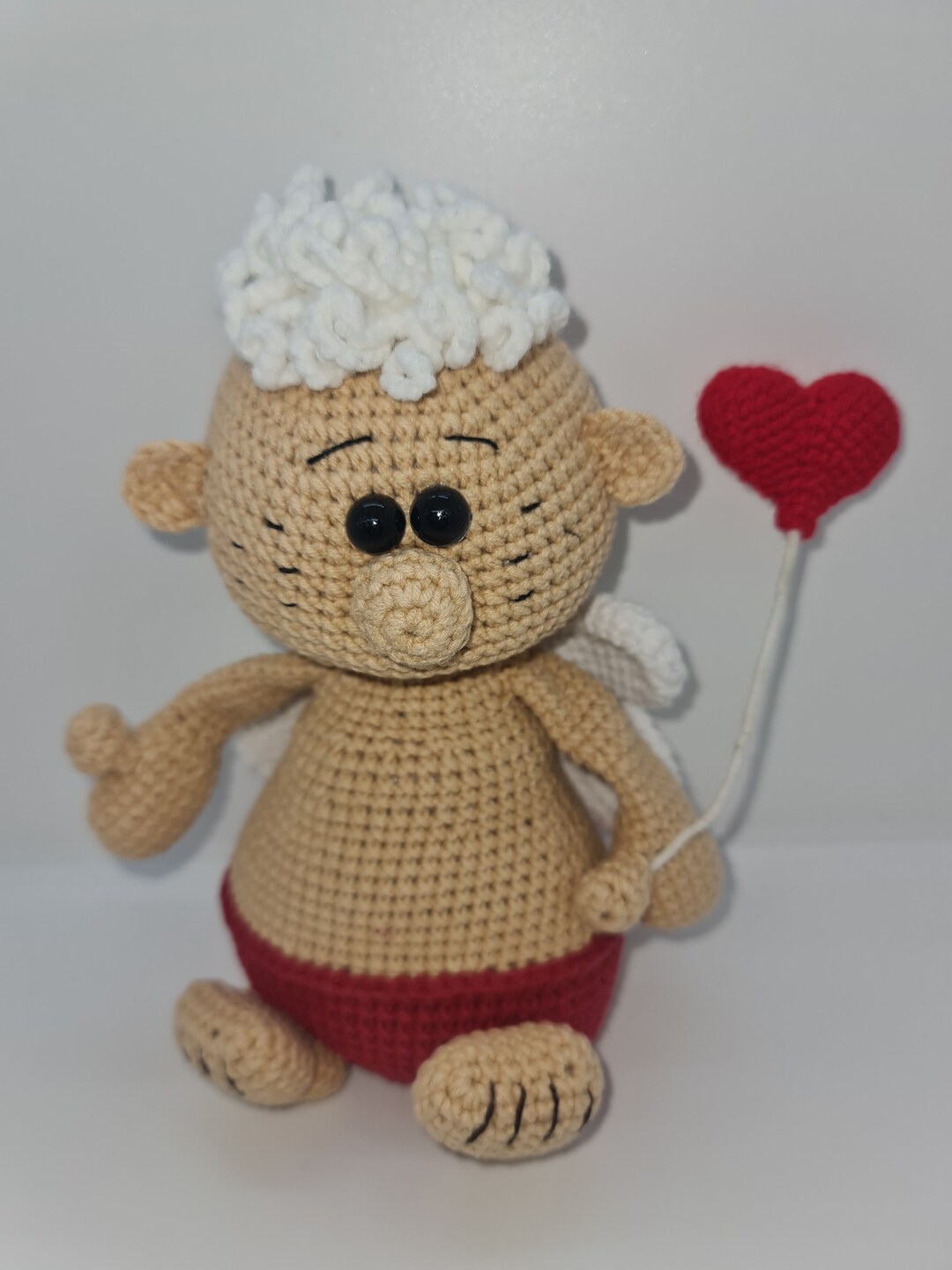 Crochet Cupid Amigurumi, Crocheted Toy, Universal Gift, Soft Toy, St ...