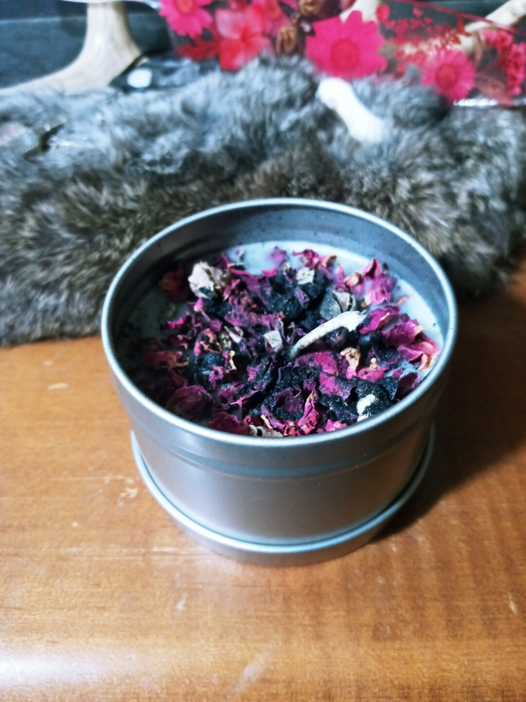 Anubis Invocation Candle: Rose & Cedarwood, Egyptian God Worship - Etsy