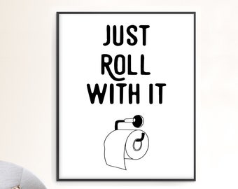 Grappige wc poster | Etsy Nederland