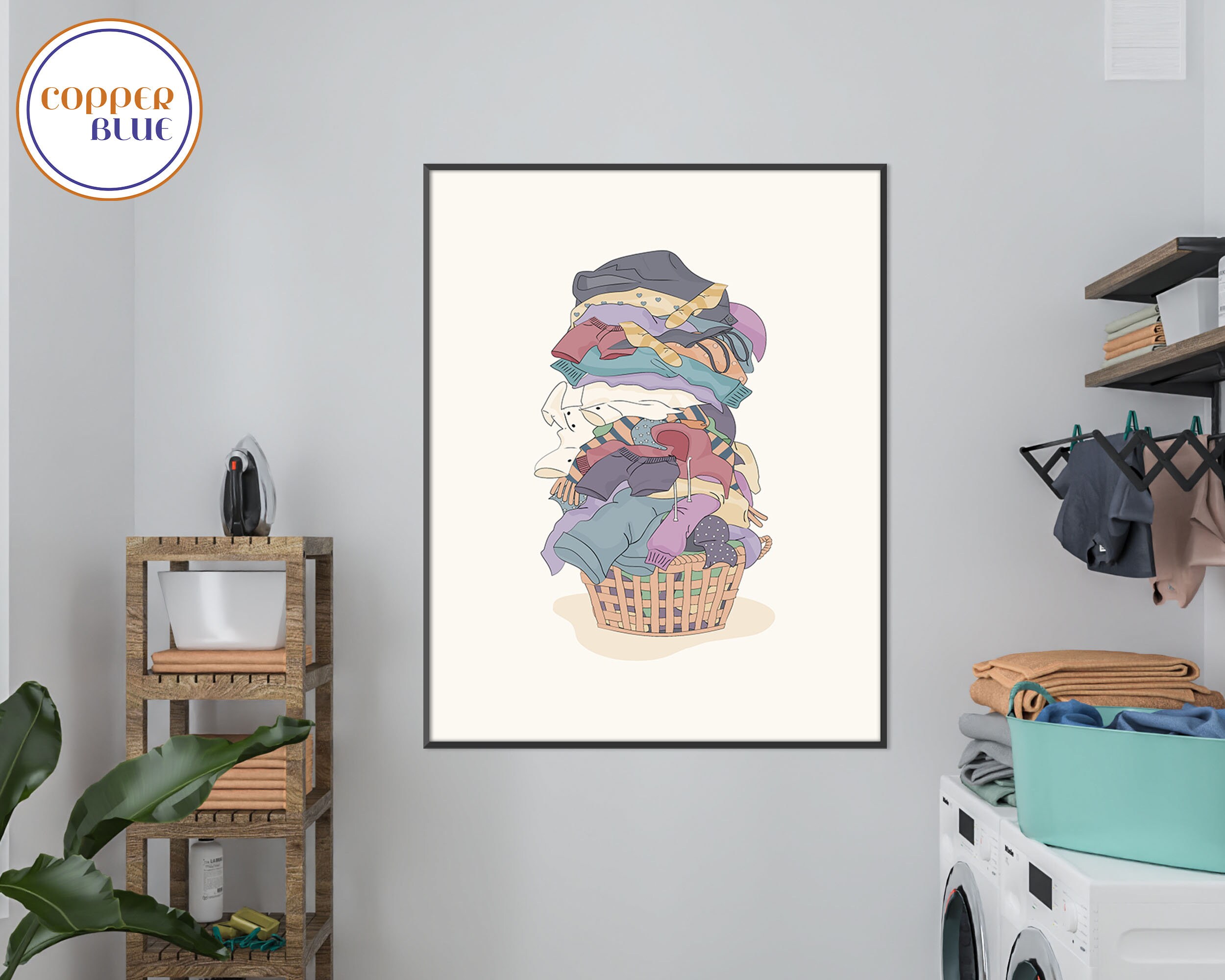 Laundry Room Print Utility Room Poster Housewarming Gift - Etsy UK