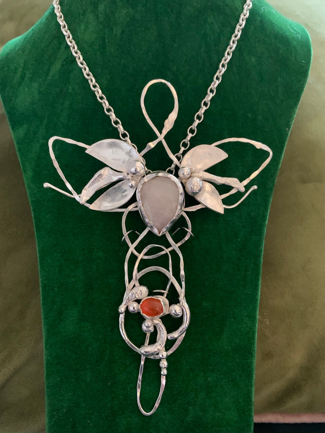 Evenstar: Recycled Sterling Silver With Moonstone and Carnelian ...