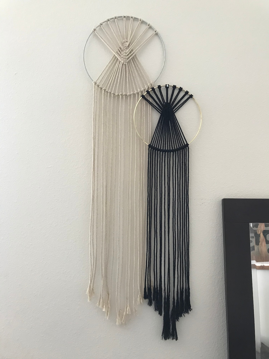 Macrame Hoop - Etsy