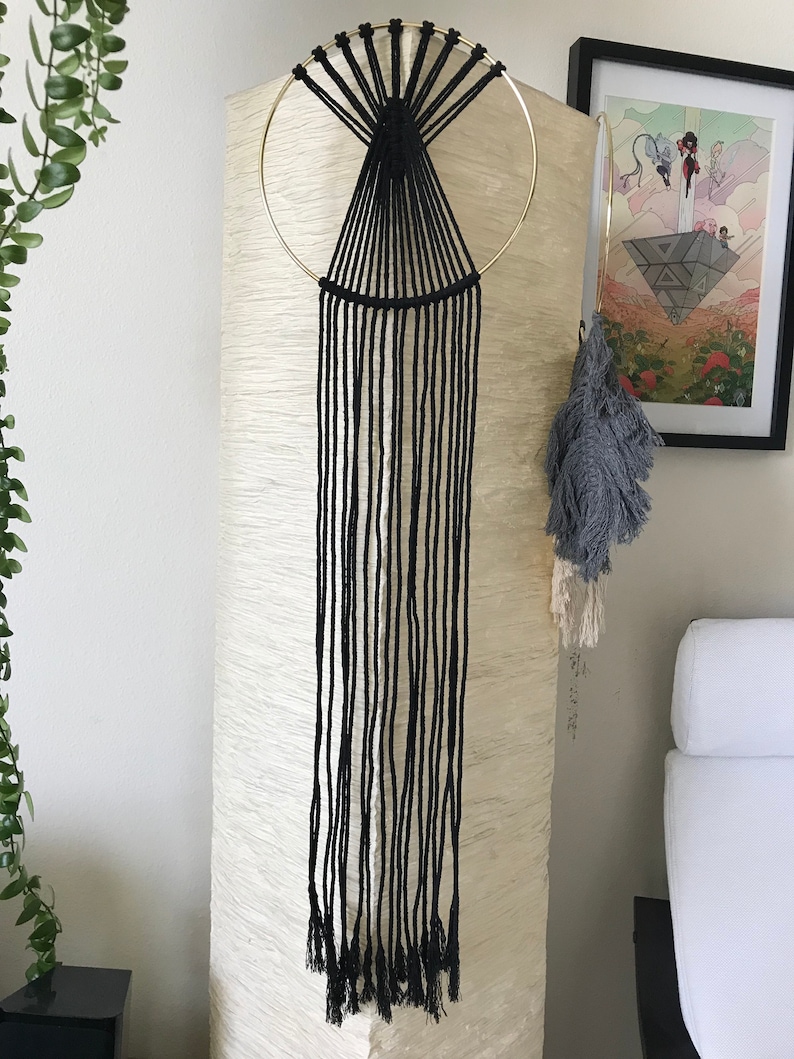 Macrame Hoop - Etsy