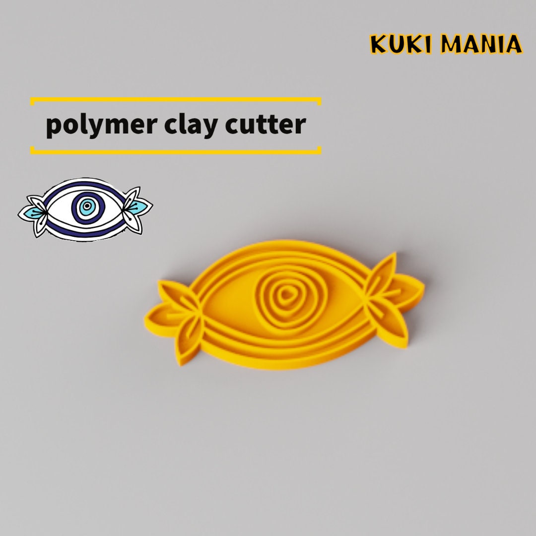 Devil Eye Polymer Clay Cutter Nazar Polymer Clay Cutter Devileye - Etsy