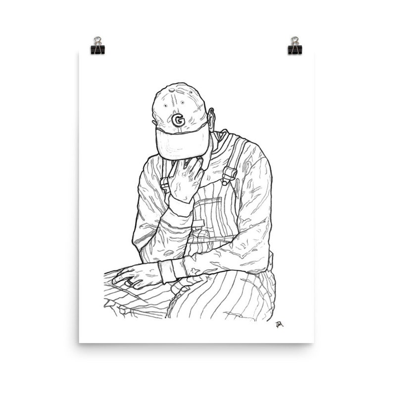 Tyler the Creator Sketch Poster - Etsy