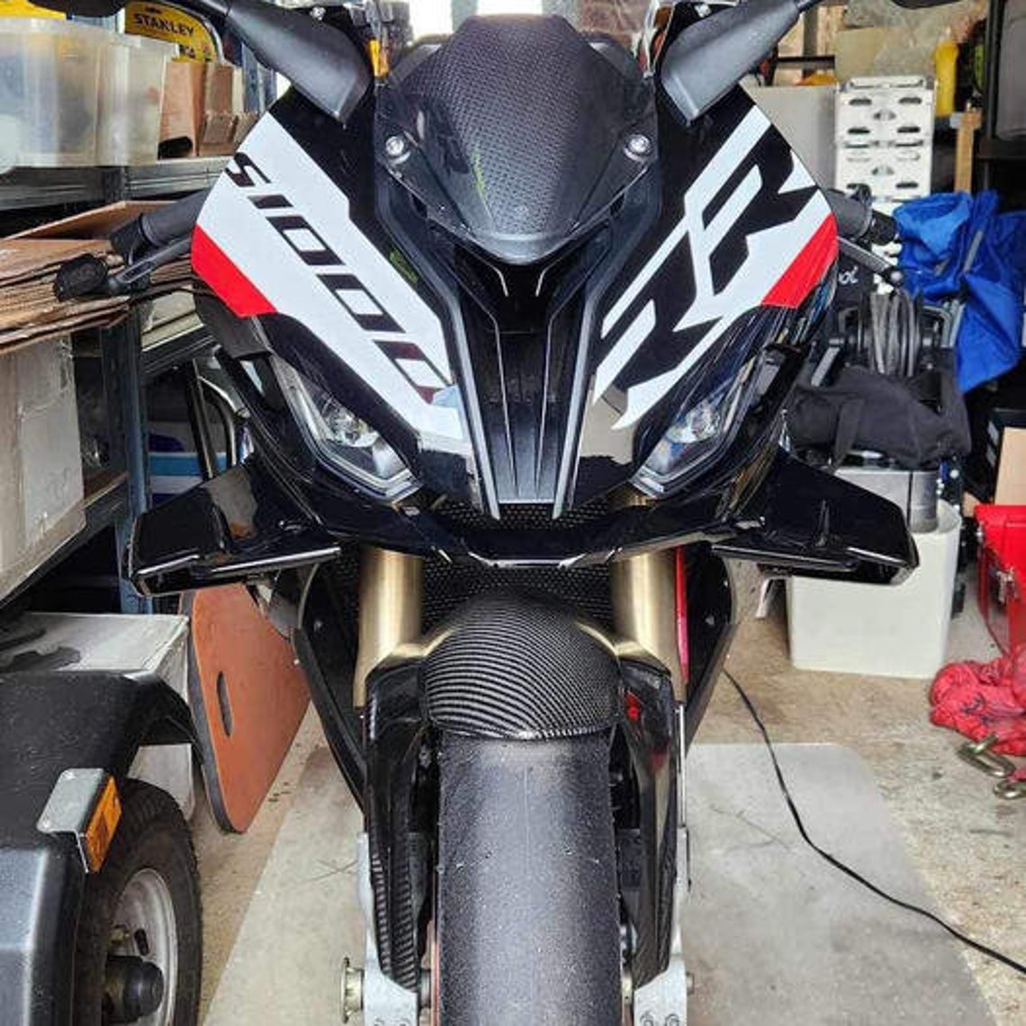 BMW S1000RR Fairing Sticker Gen4 Gen 4 2019 - 2023 Front Nose Fender ...